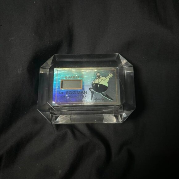 Toys | Sonic The Hedgehog Eggman Lucite Clock Ultra Rare | Poshmark